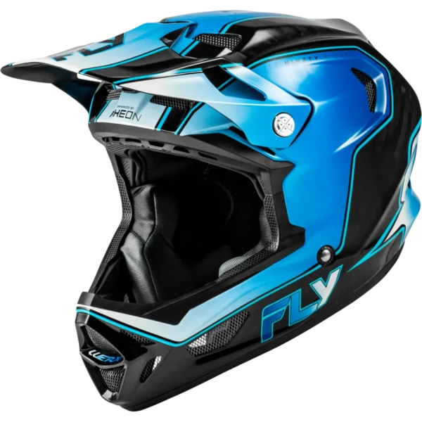 Fly Werx-R Flow Carbon Helmet Black/Blue/White 2026 | Verlu BMX & Parts