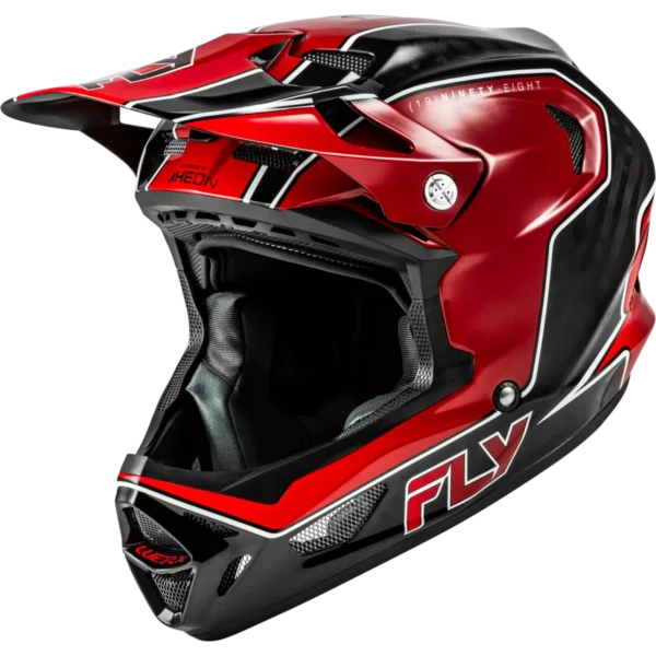 Fly Werx-R Flow Carbon Helmet Black/Red 2026 | Verlu BMX & Parts